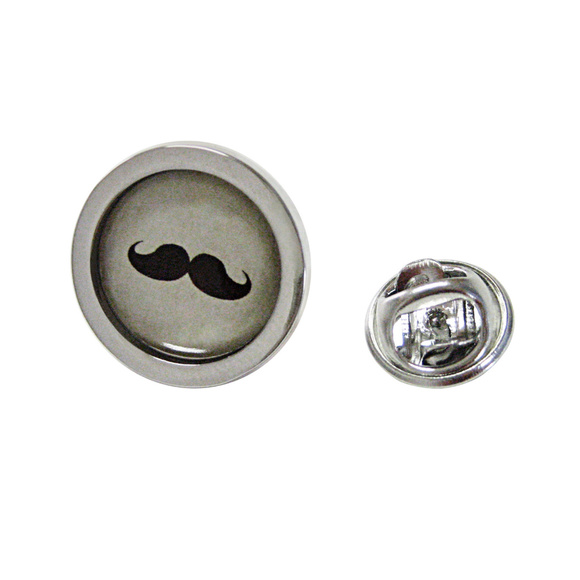 Kiola Designs | Accessories | Circular Hipster Mustache Design Lapel ...